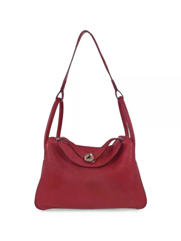 Hermès 30 Lindy Shoulder Bag - Red