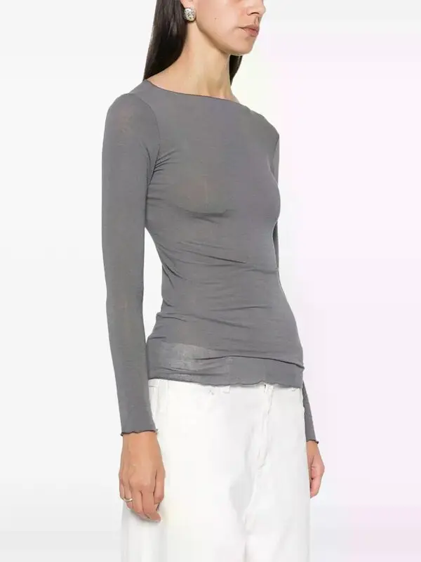 DANIELE FIESOLI Boat-neck Long-sleeve Sweater