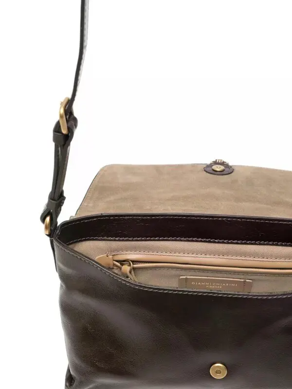 GIANNI CHIARINI Eugenia Leather Shoulder Bag