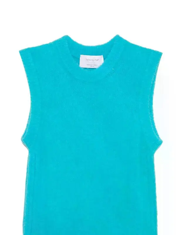 DANIELE FIESOLI Crew Neck Knitted Vest