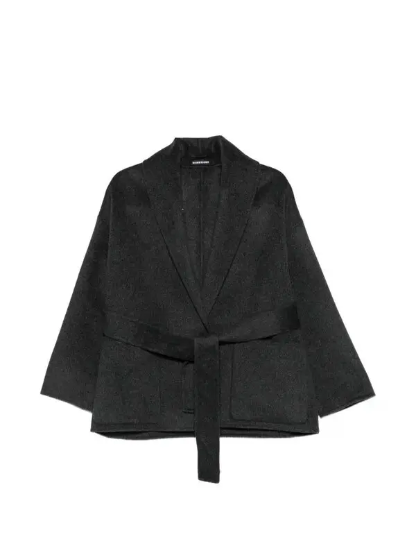 SUSANNE BOMMER Belted Shawl-collar Jacket