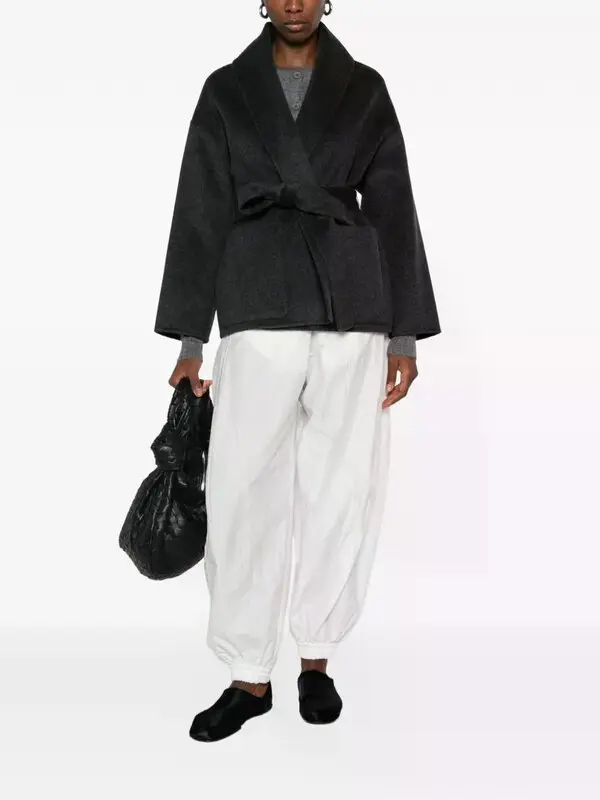 SUSANNE BOMMER Belted Shawl-collar Jacket