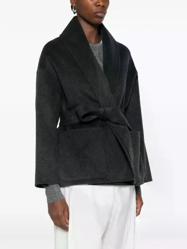 SUSANNE BOMMER Belted Shawl-collar Jacket