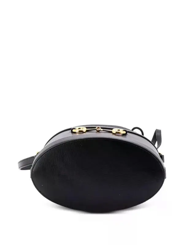 Gucci Horsebit 1955 Crossbody Bag Leather Small Bucket Bag - Black