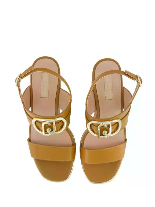 Liu Jo Karen 05 Logo-plaque Wedge Sandals