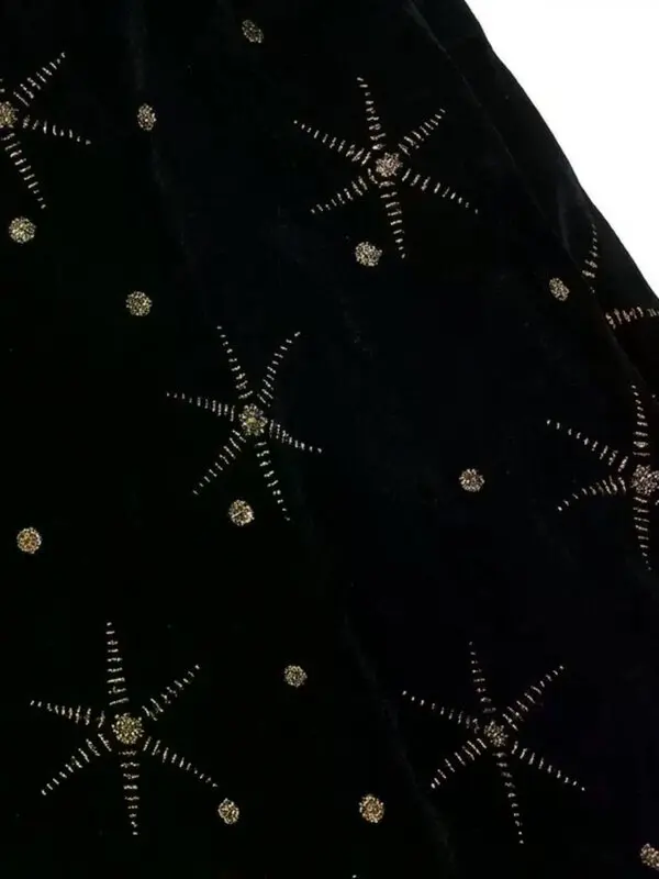 Valentino Garavani Star-print Cold-shoulder Dress