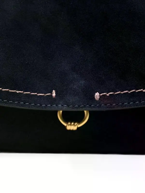 GIANNI CHIARINI Eugenia Suede Crossbody Bag
