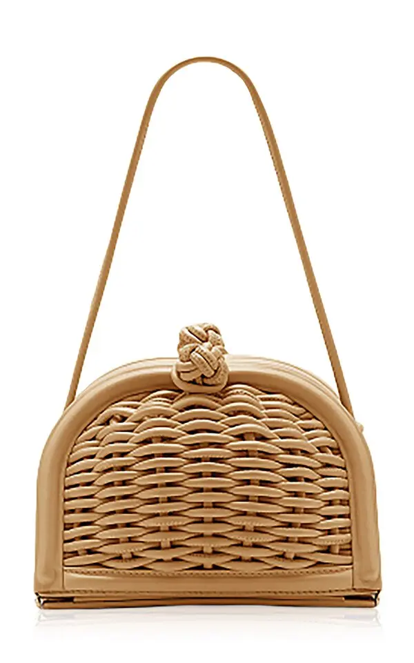 Cult Gaia Rumi Top Handle Bag - Brown