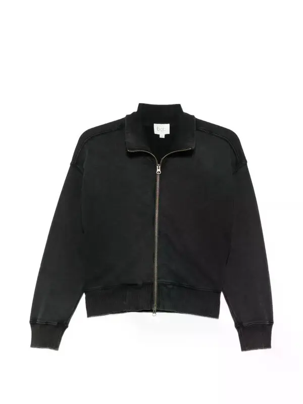 BOBI Funnel-neck Zip-up Sweatshirt