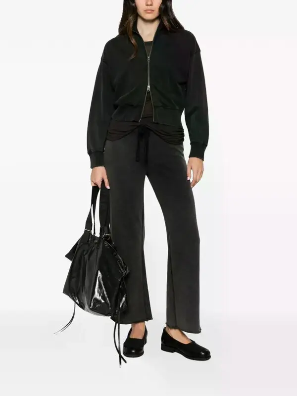 BOBI Funnel-neck Zip-up Sweatshirt