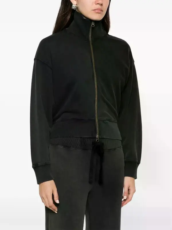 BOBI Funnel-neck Zip-up Sweatshirt