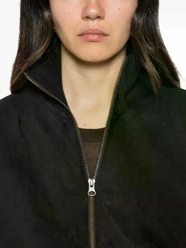 BOBI Funnel-neck Zip-up Sweatshirt