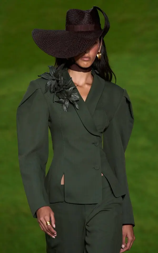 Cult Gaia Etta Hat - Brown
