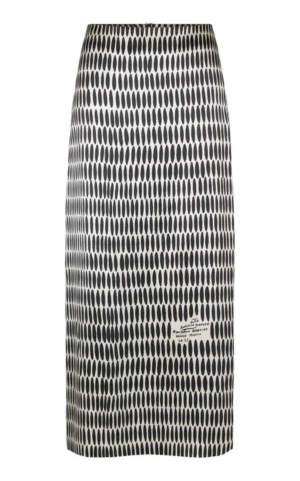 HEIRLOME Florence Silk Maxi Skirt - Multi