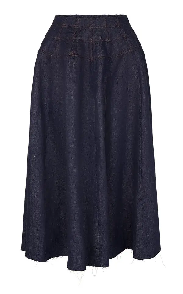 HEIRLOME Diana Linen Maxi Skirt