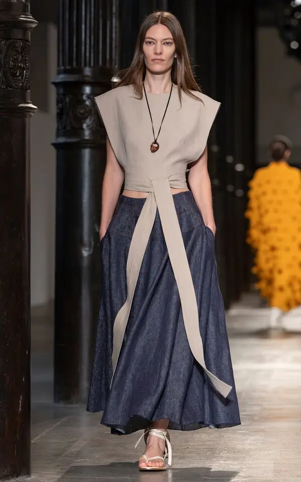 HEIRLOME Diana Linen Maxi Skirt