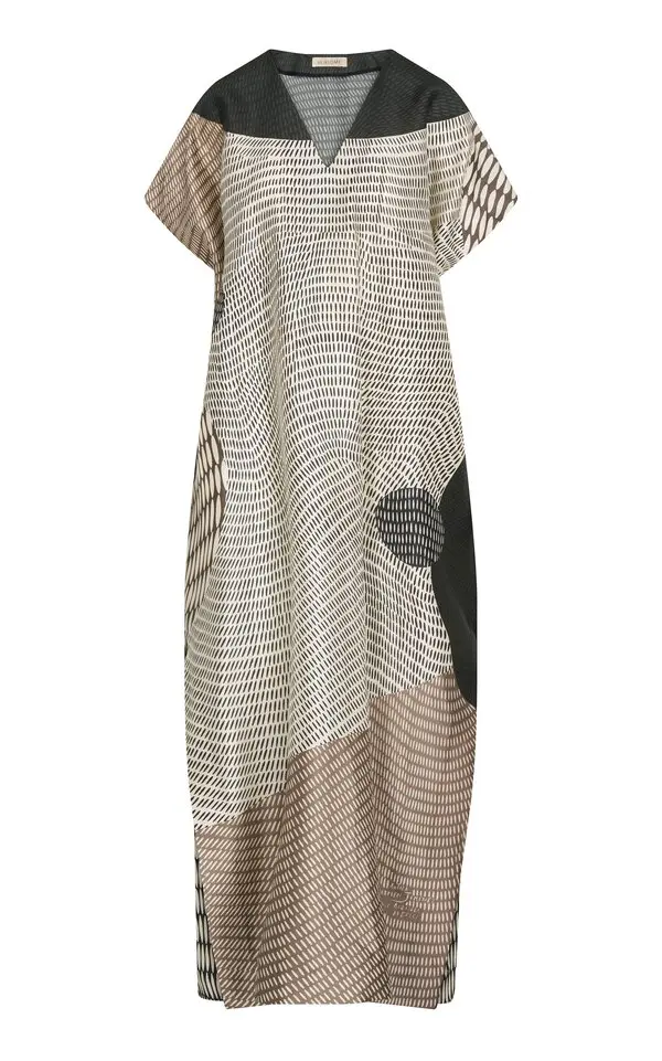 HEIRLOME Huipil Silk Midi Dress