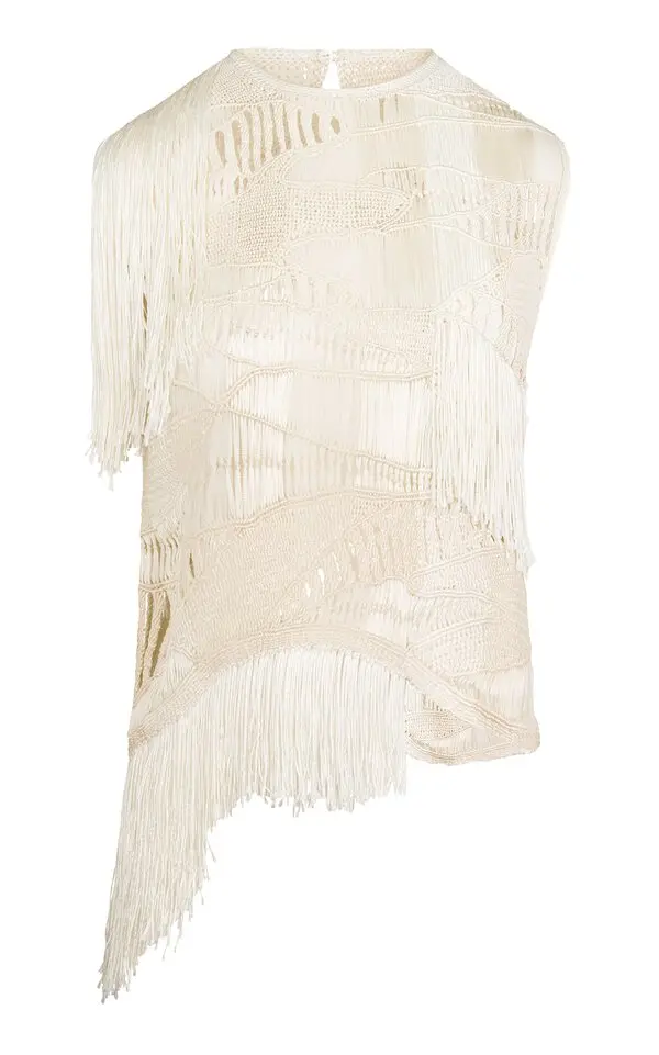 HEIRLOME Aurora Silk Top - Ivory