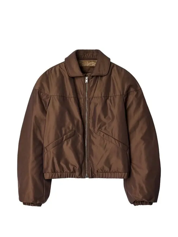 LEMAIRE Padded Blouson Jacket - Brown