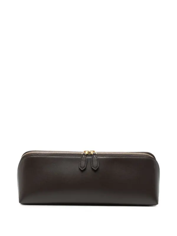 Alaïa Delta Leather Clutch