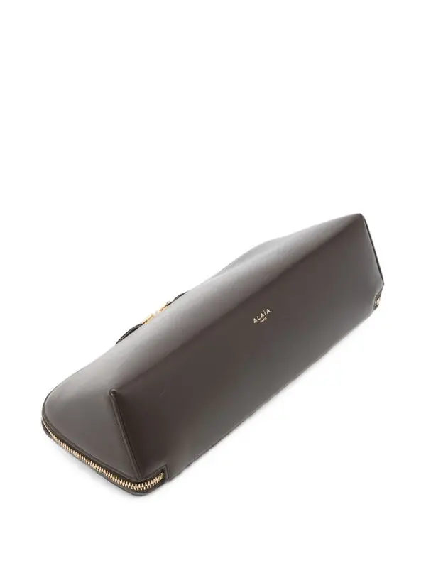 Alaïa Delta Leather Clutch