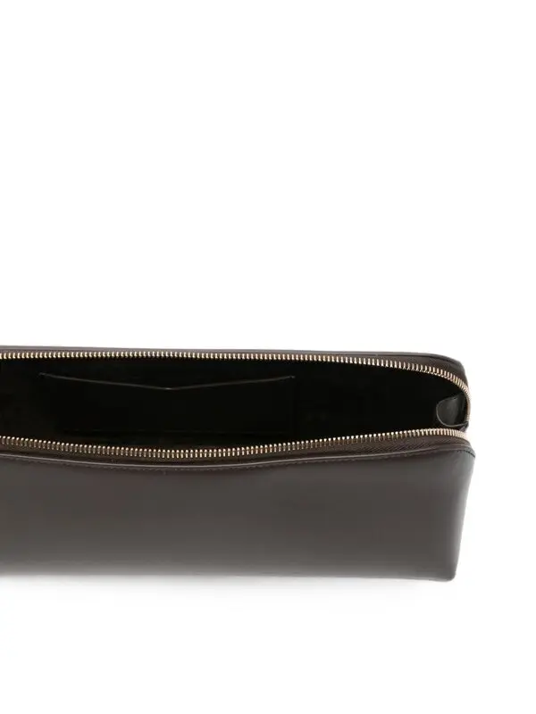 Alaïa Delta Leather Clutch