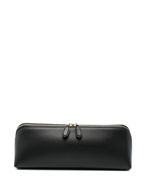 Alaïa Delta Leather Clutch