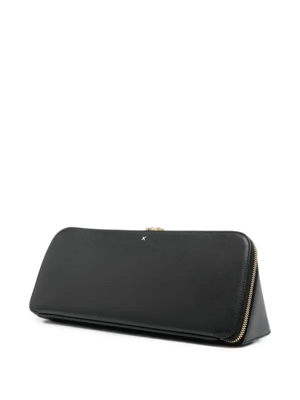 Alaïa Delta Leather Clutch