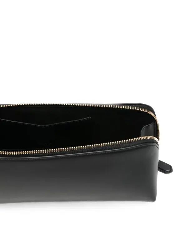Alaïa Delta Leather Clutch
