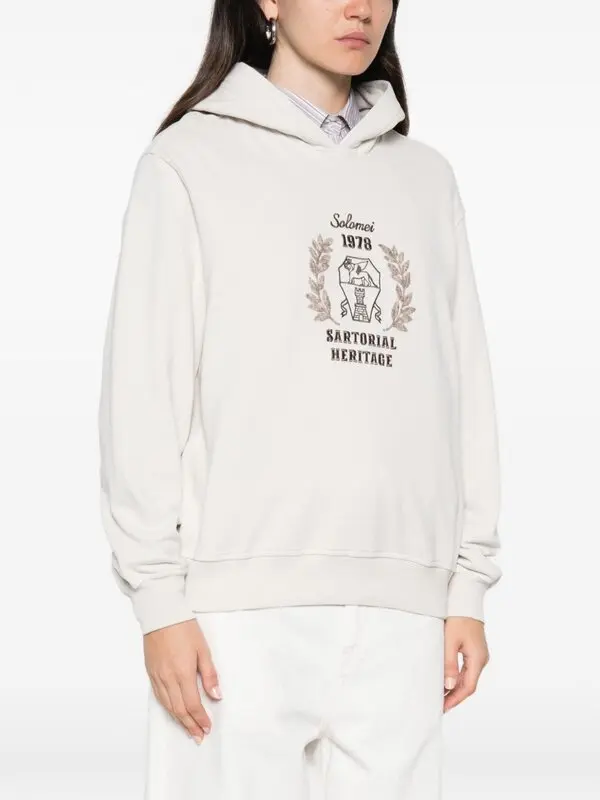 Brunello Cucinelli Logo Cotton Hoodie
