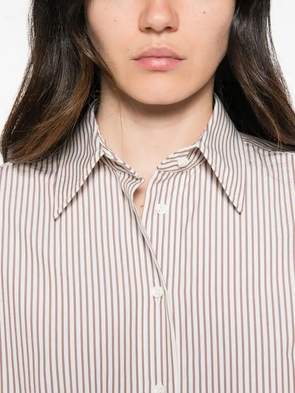 Brunello Cucinelli Cotton Shirt By - Beige
