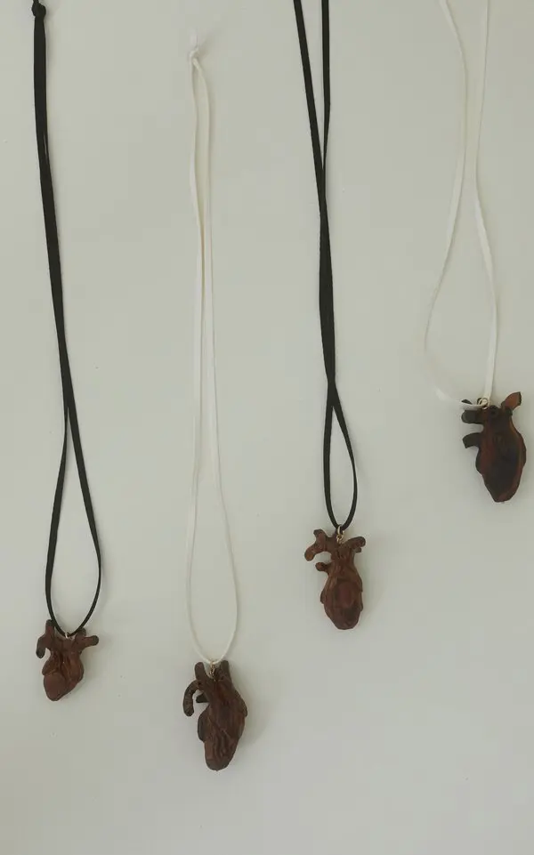 HEIRLOME Corazon De Copal Wood Necklace