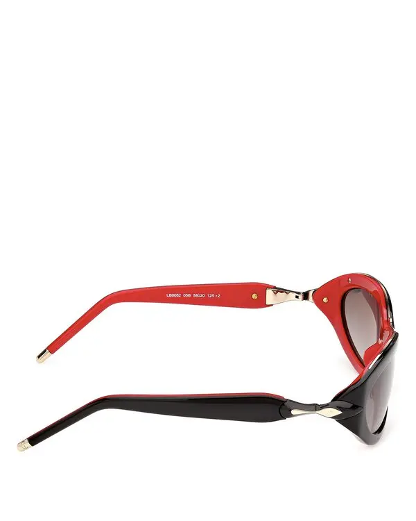 CHRISTIAN LOUBOUTIN Oval Sunglasses, 58mm