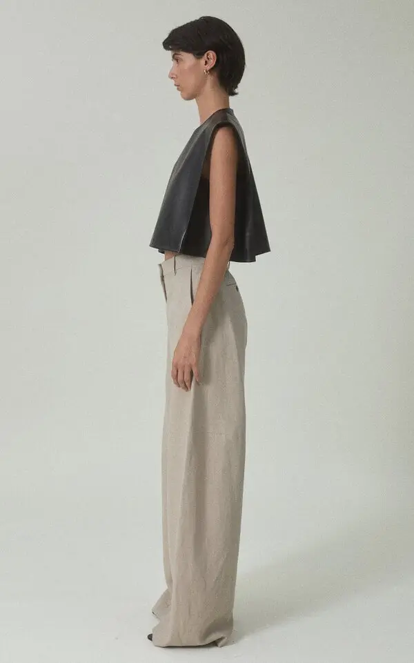 HEIRLOME Milagros Leather Top