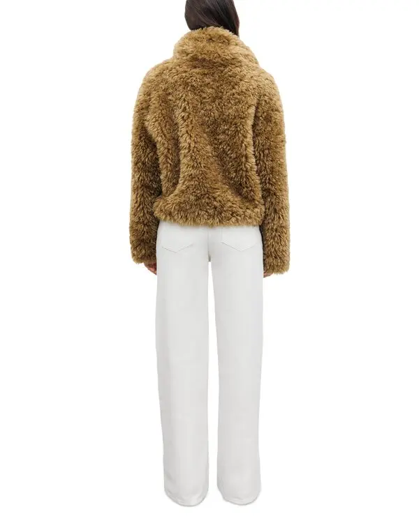 Gerard Darel Alza Faux Fur Coat