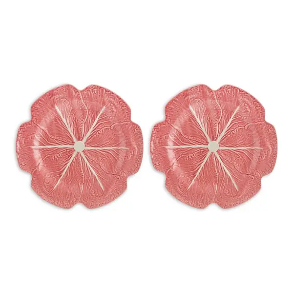 BORDALLO PINHEIRO Cabbage Charger Plate, Set Of 2