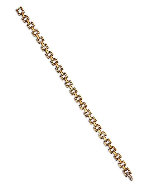 Nadri Celine Small Watch Chain Bracelet - Gold