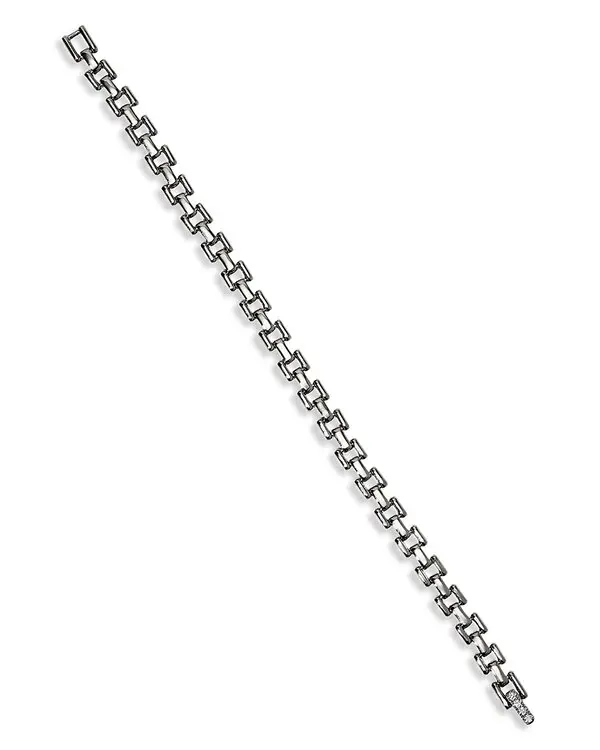 Nadri Celine Small Watch Chain Bracelet - Rhodium