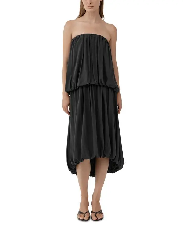 ST. AGNI Balloon Midi Skirt