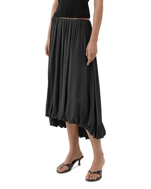 ST. AGNI Balloon Midi Skirt