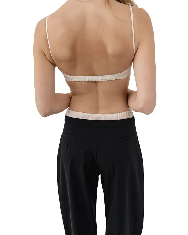 ST. AGNI Wool Layered Waist Balloon Pants