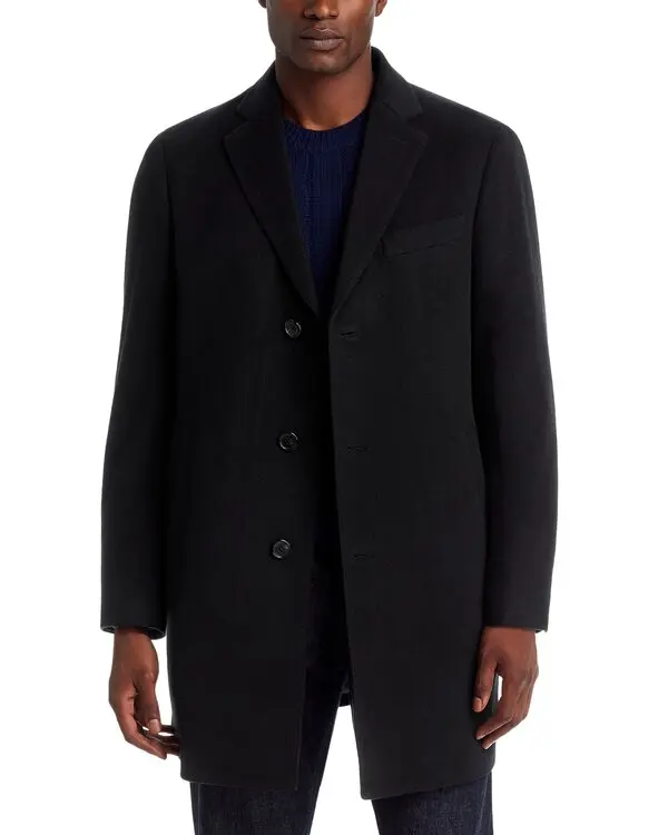 Cardinal Of Canada Titan Wool Blend Topcoat - Black