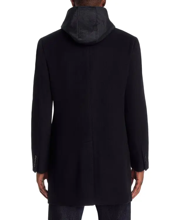 Cardinal Of Canada Titan Wool Blend Topcoat - Black