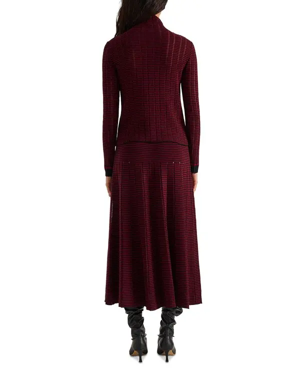 Proenza Schouler White Label Phyllis Cotton & Merino Wool Midi Skirt