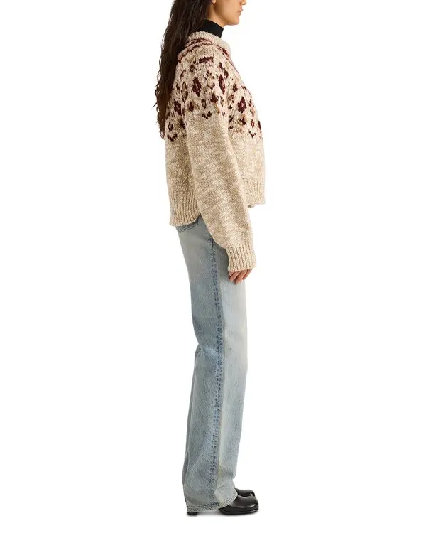 Proenza Schouler White Label Lizzie Crewneck Fair Isle Sweater