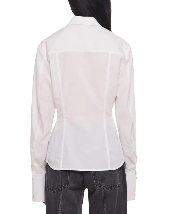 Helmut Lang Cotton Corset Shirt