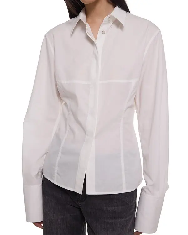 Helmut Lang Cotton Corset Shirt