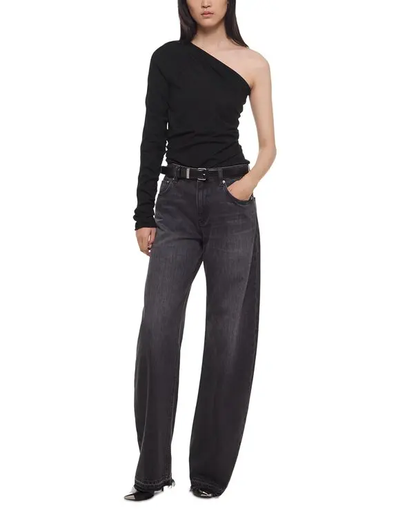 Helmut Lang Wool Asymmetric Neck Sweater