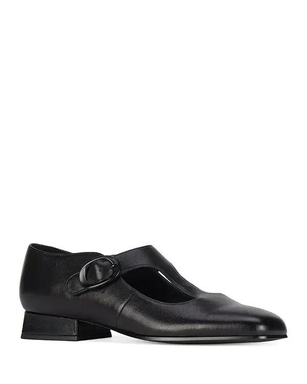 Jeffrey Campbell Telegram T Strap Mary Janes - Black
