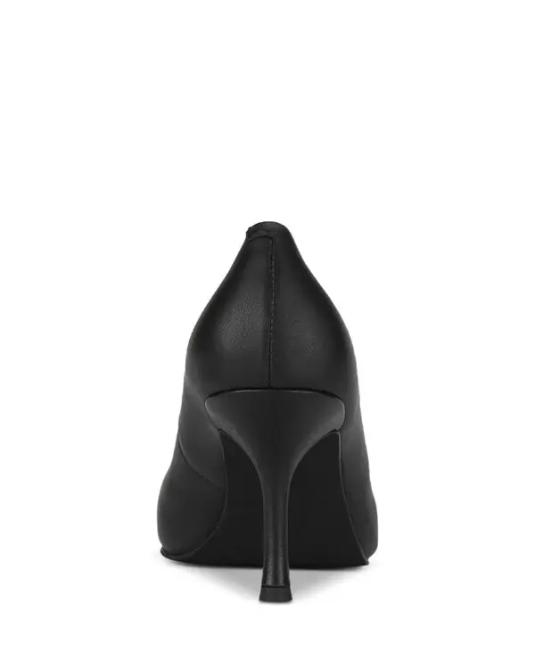 Jeffrey Campbell Leather Pointed Toe Stiletto Pumps - Black